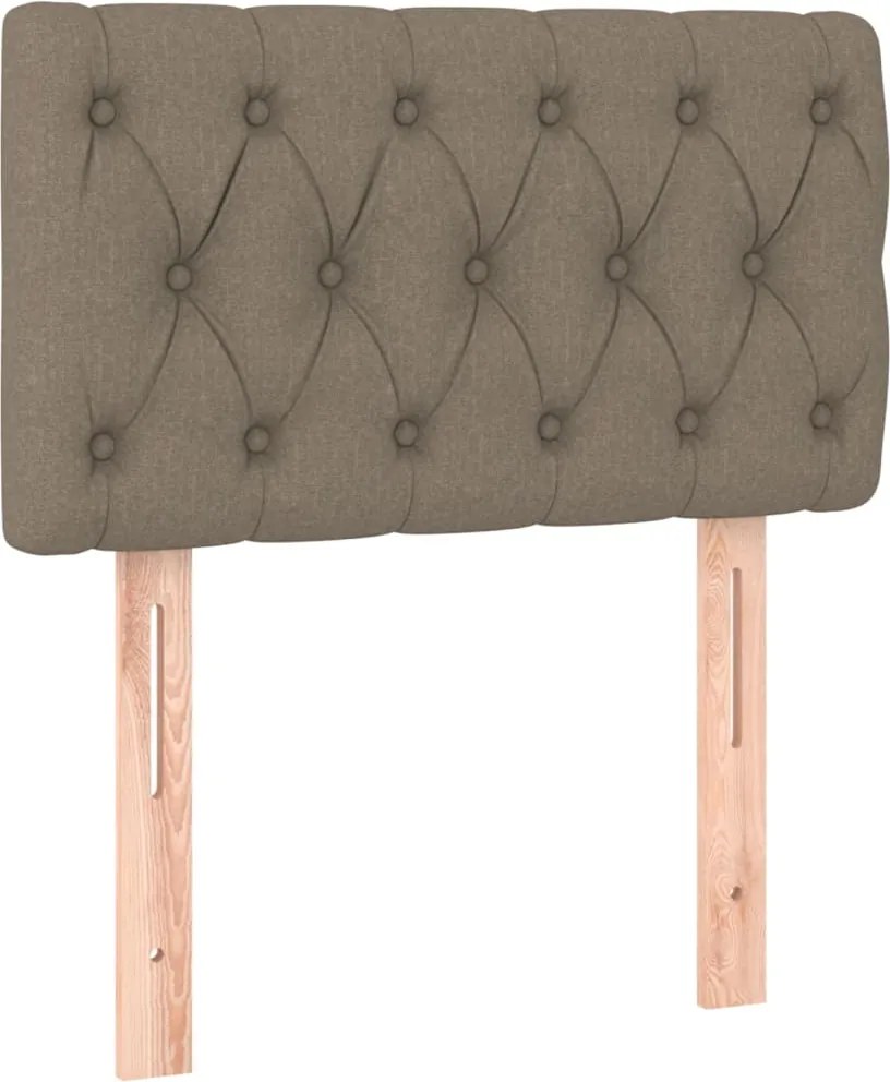 Box spring postel s matrací taupe 80x200 cm textil 3140813