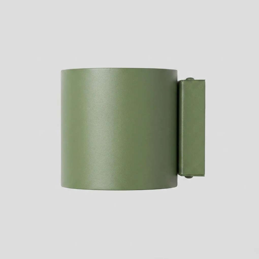 Sollux Lighting Nástěnné svítidlo ORBIS 1 olivově zelené