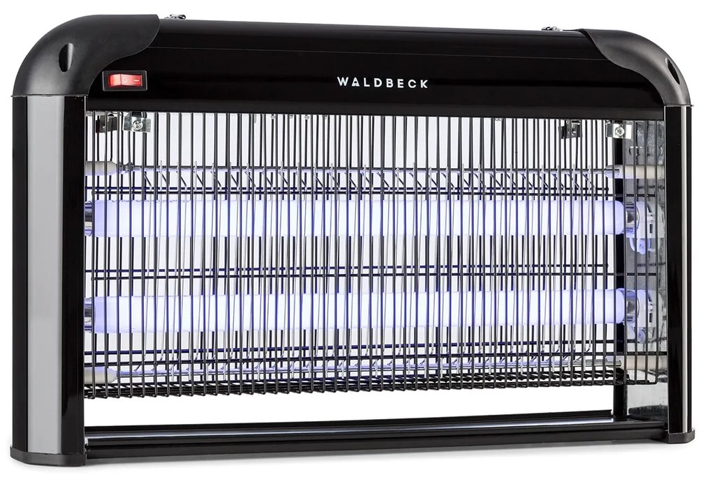 Waldbeck Mosquito Ex 5000, lapač hmyzu, 38W, UV světlo, 150m², černá