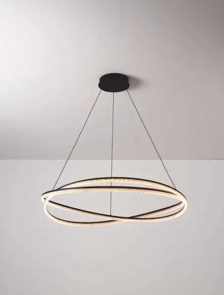 Designový lustr Ophelia černá