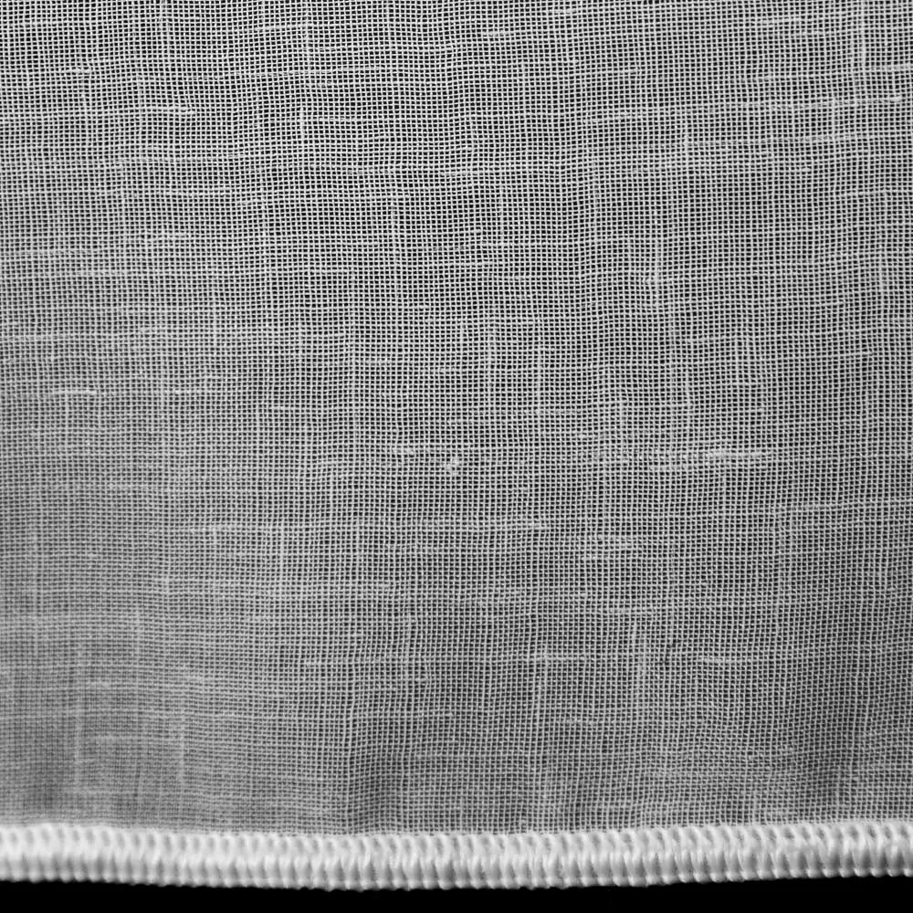 Mantis záclona polyesterový batist 537/01 jemně žíhaná, s olůvkem, bílá, výška 190cm (v metráži)