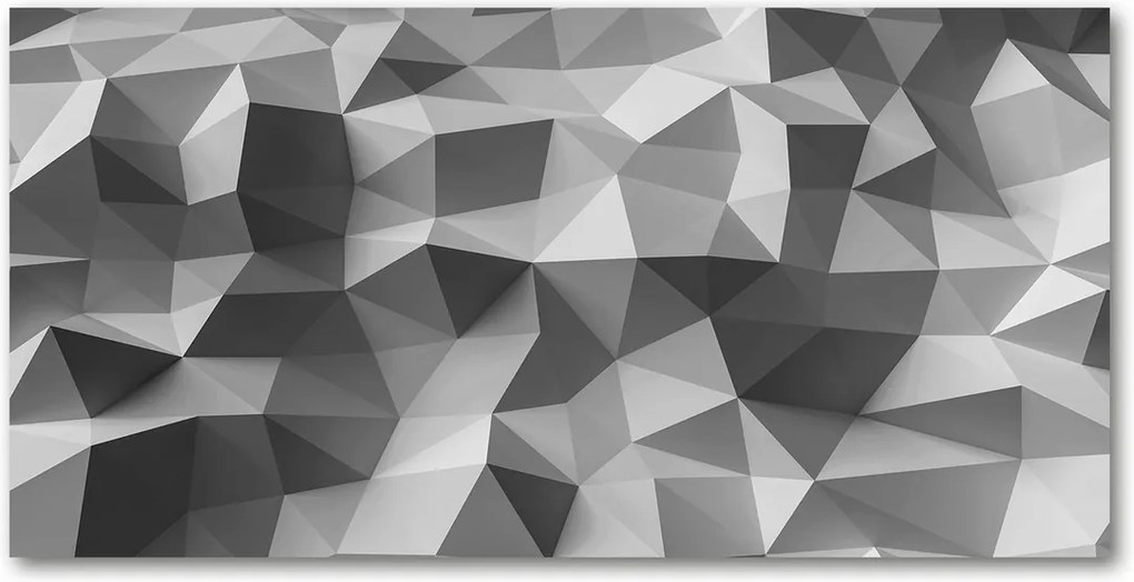 Foto obraz akrylové sklo Abstrakce trojúhelníky