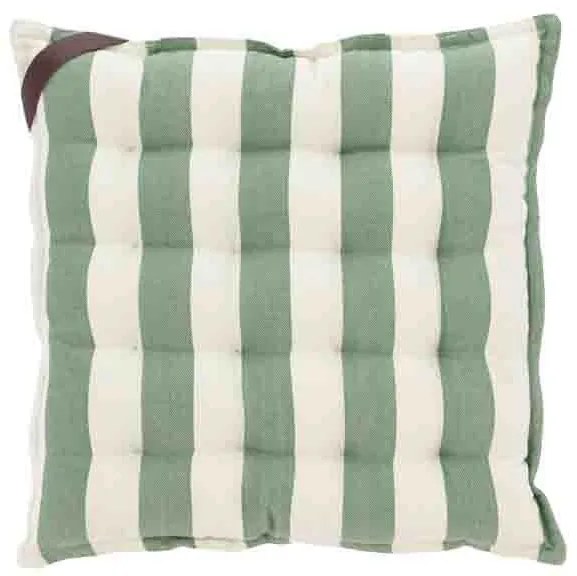 Södahl Sedák na židli 40x40 Statement Stripe Greeni