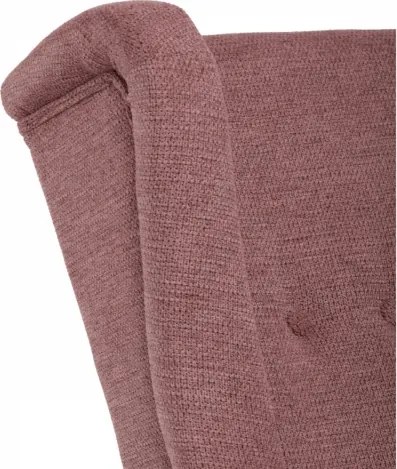 Křeslo ušák růžová látka AK-388 PINK2