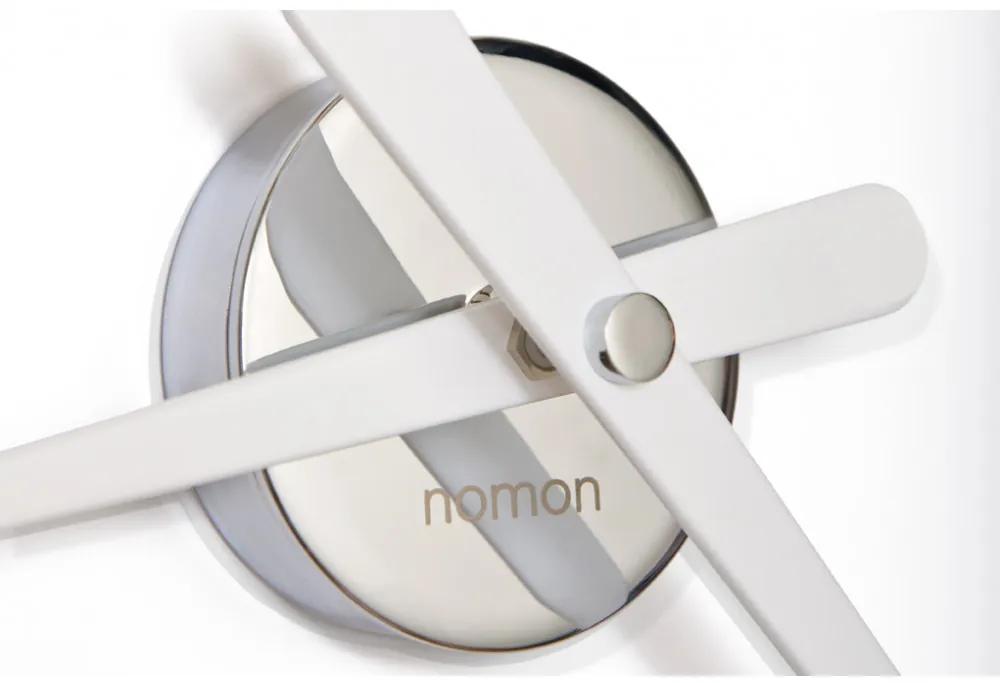 Designové nástěnné hodiny Nomon Axioma L white small 37cm