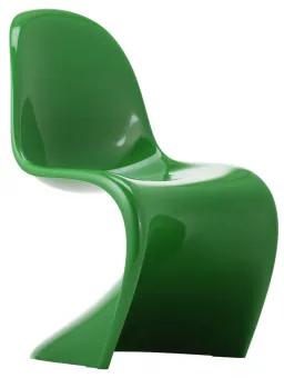 Panton Chair Classic zelená Vitra