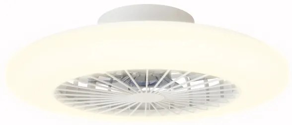 Aigostar-LED Stmívatelný str. ventilátor LED/40W/230V 2700-6500K 50cm+DO bílá