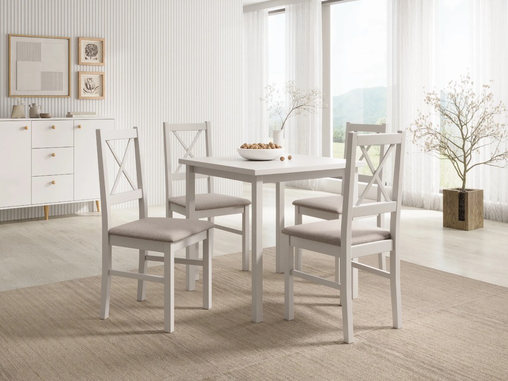 ADRK Furniture Židle Milo X CH-MIL-X-W-OP85