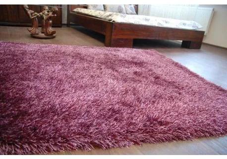 Kusový koberec LOVE SHAGGY model 93600 fialový velikost 250x350 cm | krásné koberce cz
