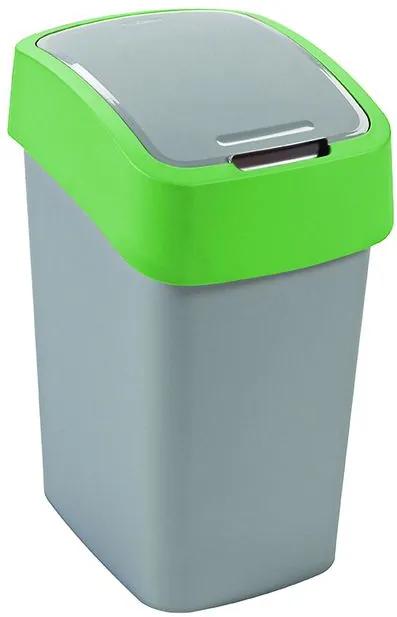 Curver FLIPBIN odpadkový koš 25L zelený, 02171-P80 pro třídění odpadu / sklo