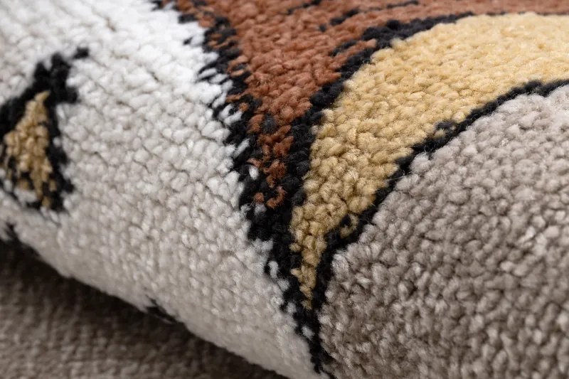 Dywany Łuszczów, Dětský kusový koberec Fun Forester beige, 160x220, vícebarevná, dětský pokoj