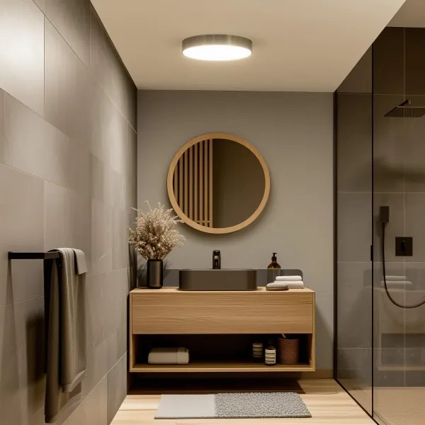 Brilagi - LED Koupelnové stropní svítidlo POOL LED/36W/230V pr. 40 cm IP54 mosaz