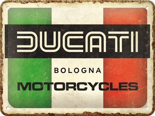 Nostalgic Art Cedule 15x20 Ducati - Italy Giugiaro Logo NA26311