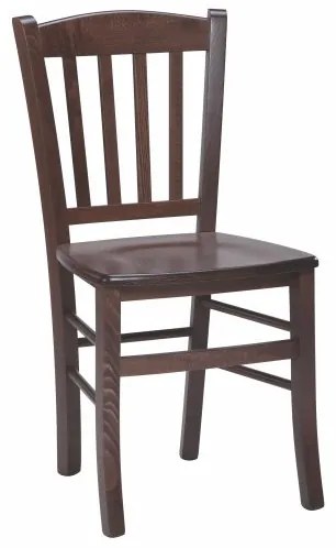 Stima Dřevěná jídelní židle VENETA | Odstín: olše,Sedák: mystic antracite 214