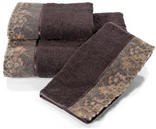 Soft Cotton Malý ručník LALEZAR 32x50 cm Tmavě hnědá