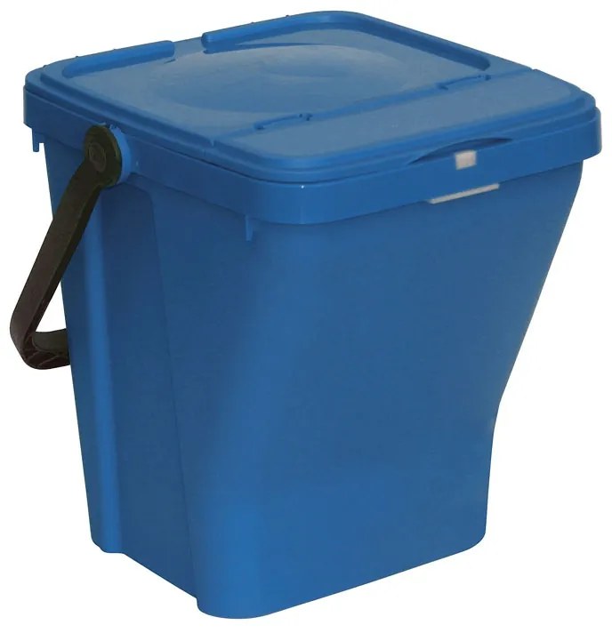 B2B Partner Plastový odpadkový koš na třídění odpadu ECOTOP II, modrá