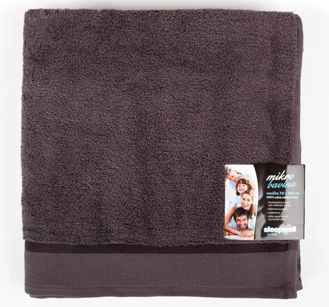 SVITAP sleep well Ručník Star 450 g/m2  Ručník Star 50x100 cm antracitová