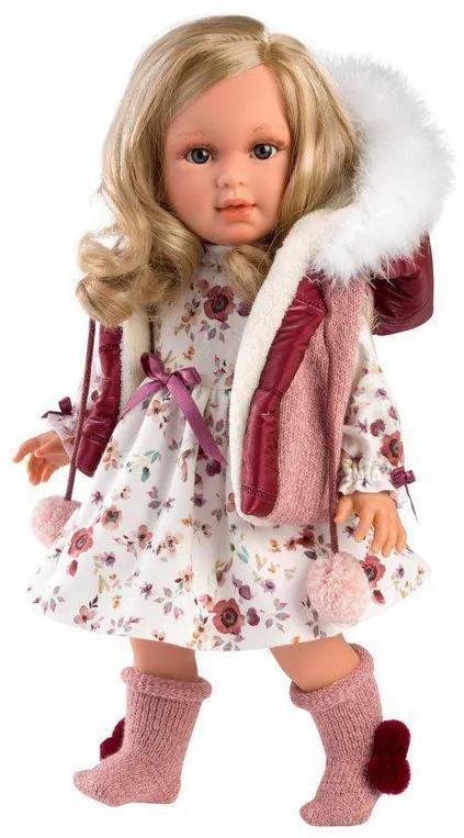 Llorens LUCIA 54037 - realistická panenka s látkovým tělem - 40 cm