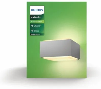 Philips 17337/87/PN - Venkovní nástěnné svítidlo MYGARDEN HEDGEHOG E27/42W IP44