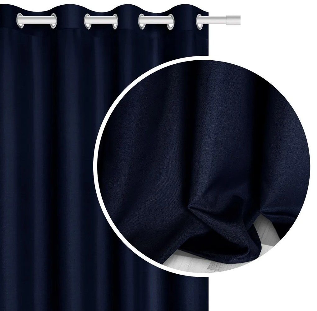 Spod Igły i Nitki Dekorační povlak na polštář 45x45 Crystal navy blue s krystaly