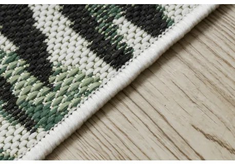 koberec COLOR 19435/062 SISAL Listy zelená JUNGLE velikost 140x200 cm | krásné koberce cz