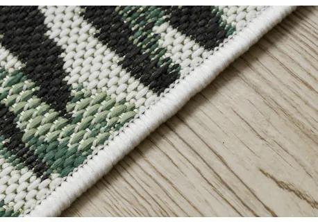 koberec COLOR 19435/062 SISAL Listy zelená JUNGLE velikost 160x230 cm | krásné koberce cz