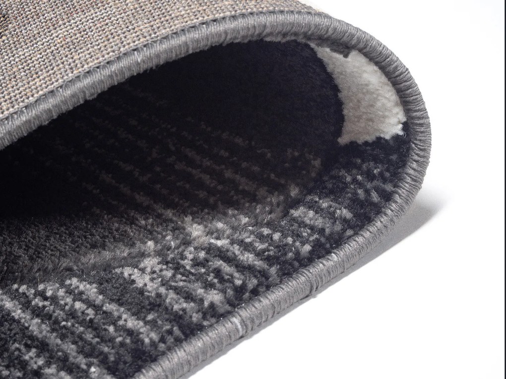 Spoltex, Kusový koberec Florida grey 9828, 80x150, šedá, chodba / předsíň
