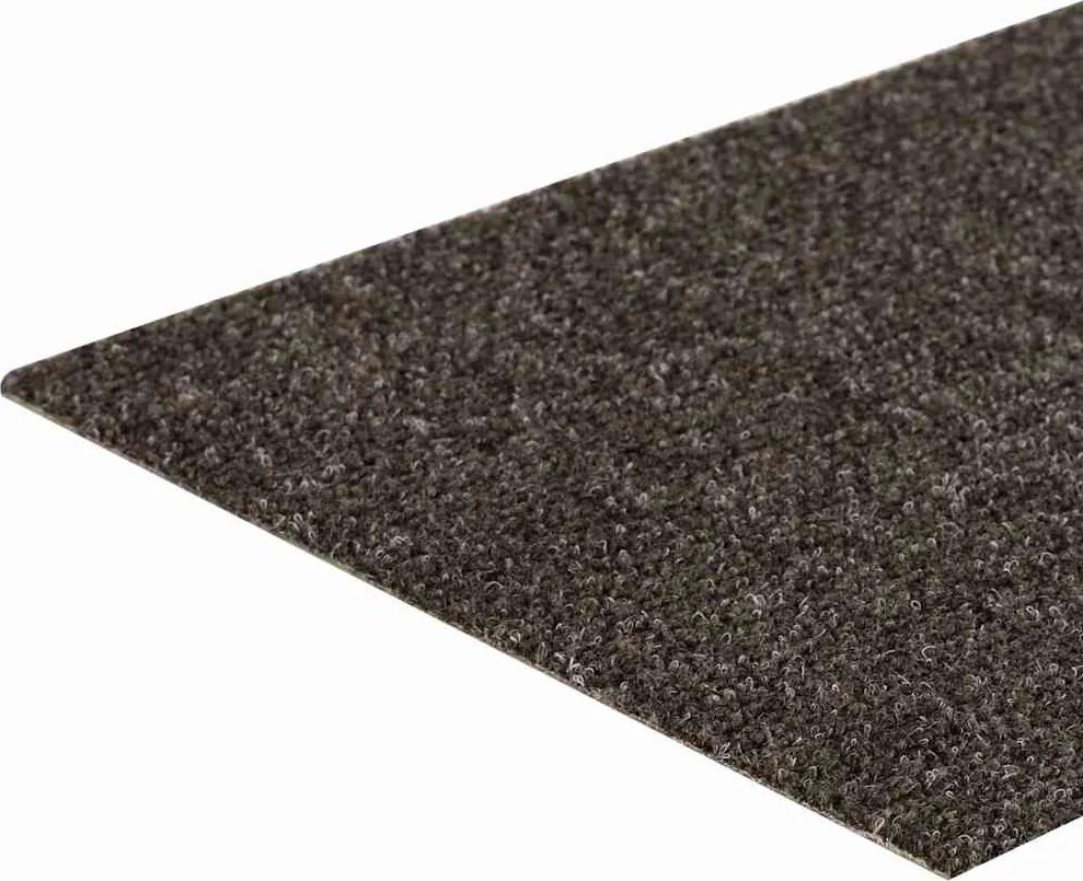 Schodové rohože samolepicí 15 ks 60 x 25 cm antracitové obdélníkové 326920