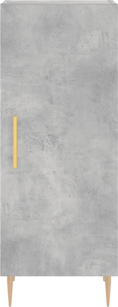 vidaXL Skříň highboard 34,5 x 34 x 180 cm kompozitní dřevo [3199162] Barva: šedá sonoma