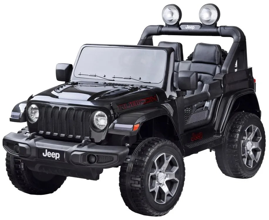 HračkyZaDobréKačky Elektrické autíčko Jeep Wrangler Rubicon černé