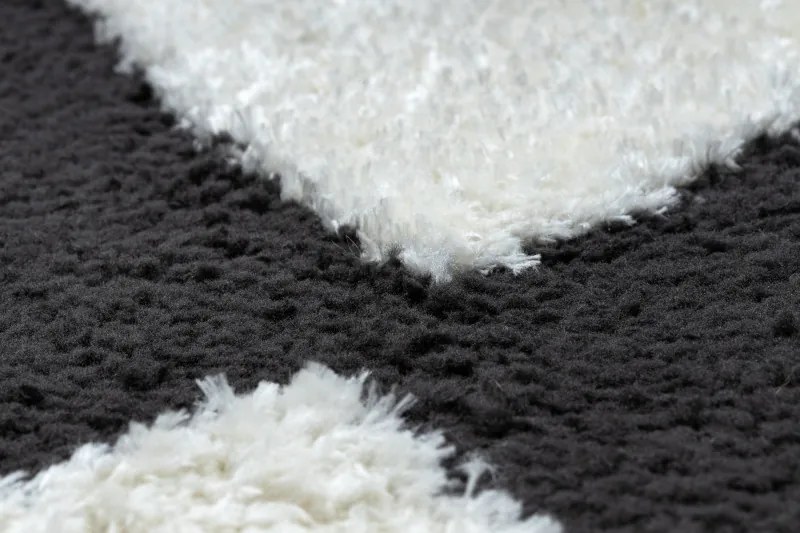 Dywany Łuszczów, Kusový koberec Mode 8531 abstract cream/black, 140x190, bílá, černobílá, kancelář