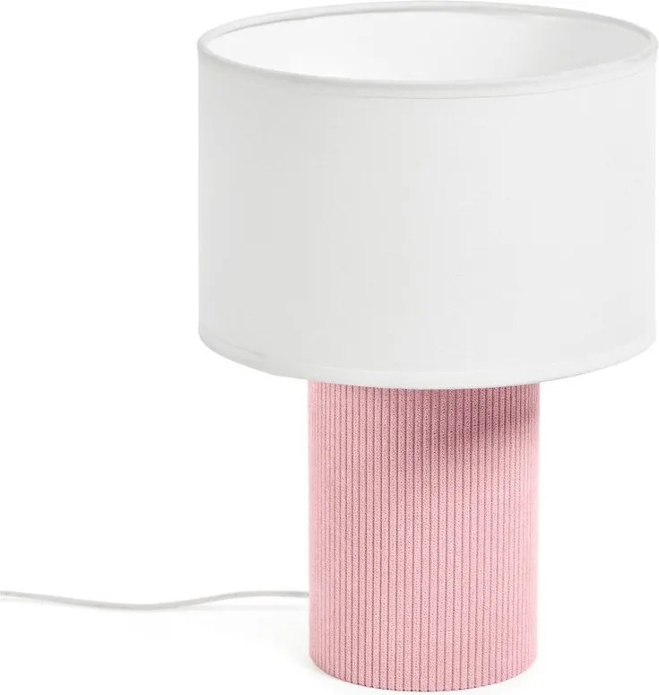 Bílá/světle růžová dětská lampička Bianella – Kave Home