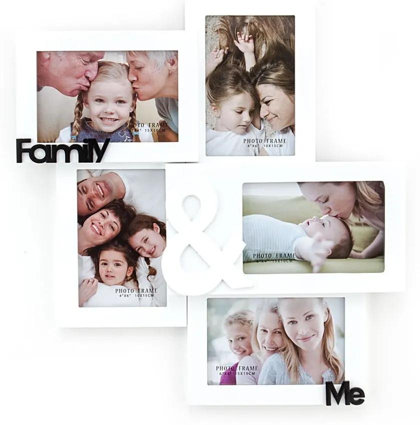 Dřevěný nástěnný fotorámeček Tomasucci Family And Me, pro fotografie 10 x  15 cm | BIANO