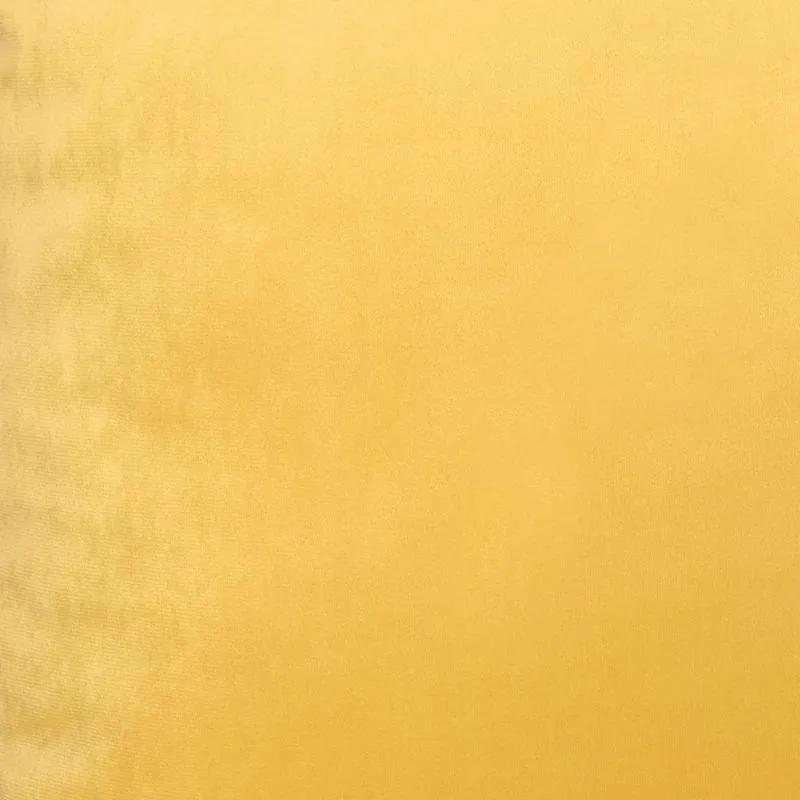 SCANquilt povlak VELVET žlutá 50 x 50 cm