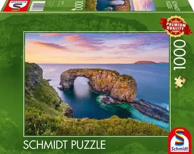 SCHMIDT Puzzle Velký mořský oblouk Pollet, Irsko / 1000 dílků / od 12