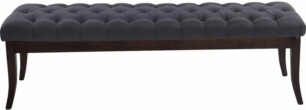 Lavice Ramses látka antik-dunkel 150 cm – černá