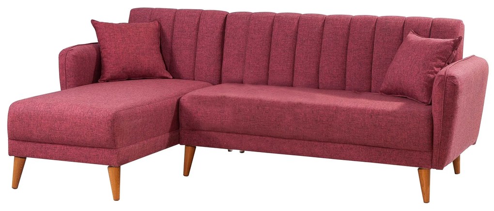 Atelier del Sofa rozkládací rohová pohovka AQUA růžová levý roh 867UNQ1435