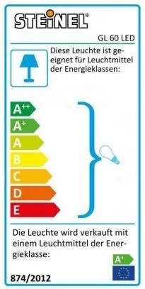 STEIN 007881 Sloupkové venkovní svítidlo GL 60 LED se senzorem 8,6W 230V IP44 - STEINEL