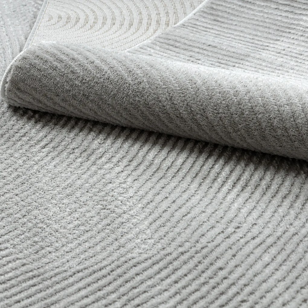 Dywany Łuszczów, Kusový koberec Balance 0194 grey, 140x190, šedá, ložnice