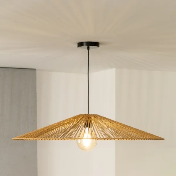 Brilagi - LED Lustr na lanku CERIA BOHO 1xE27/40W/230V pr. 90 cm hnědá