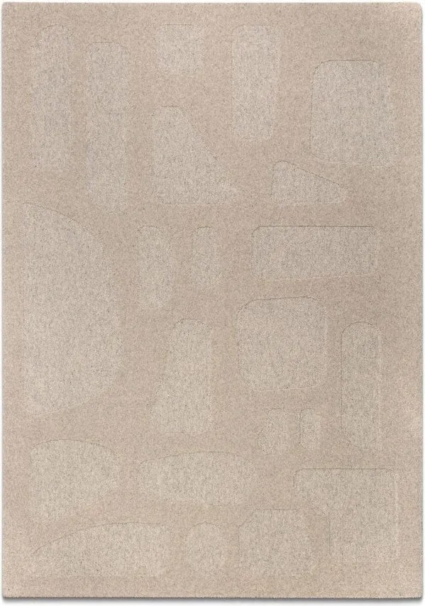 Taupe vlněný koberec 160x230 cm Archipelagio – Micadoni