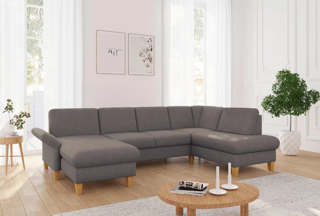 XXXLutz SEDACÍ SOUPRAVA, textil, jílová barva Sit & More - Sedací soupravy - 00014401612J