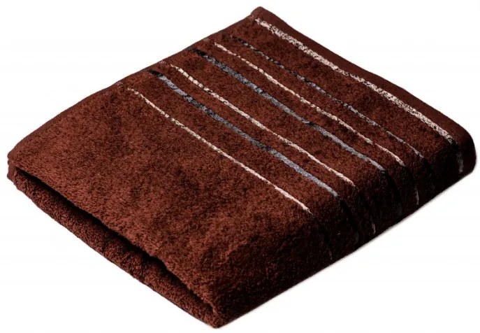 Praktik Osuška Zara 450 g/m2  Osuška Zara 70x140 cm tmavě hnědá