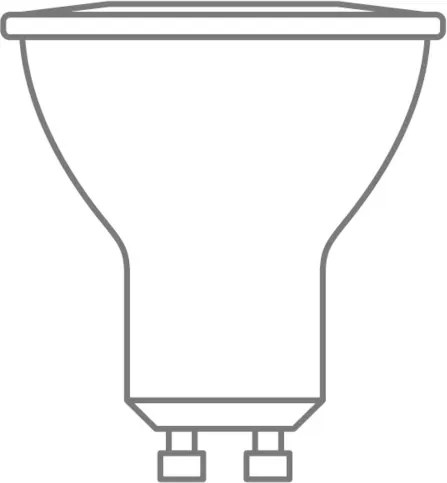 LED žárovka GU10 PAR16 OSRAM 6,9W (75W) teplá bílá (2700K) reflektor 36°