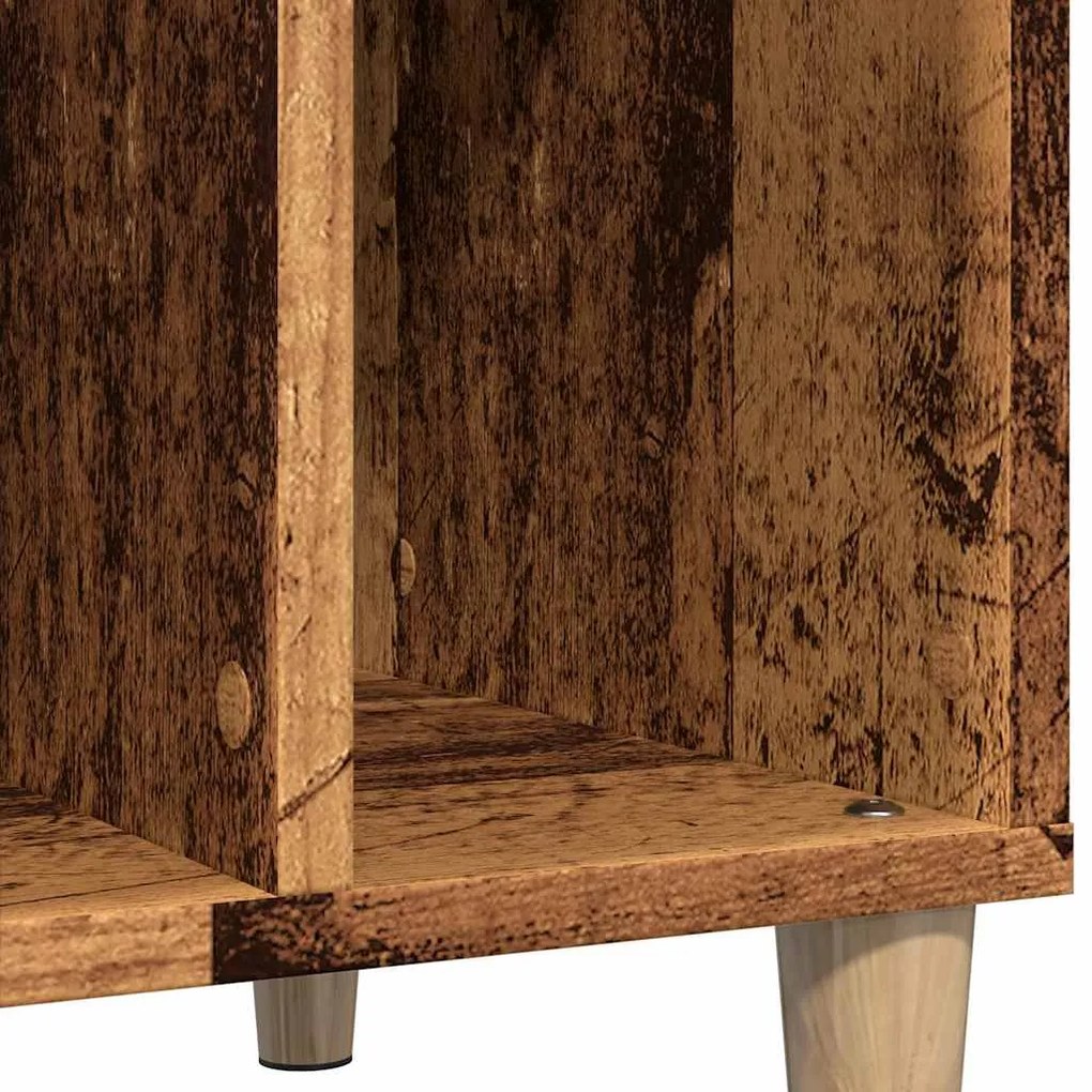 Skříňka Na Lp Desky Old Wood 100 X 38 X 48 Cm Kompozitní Dřevo