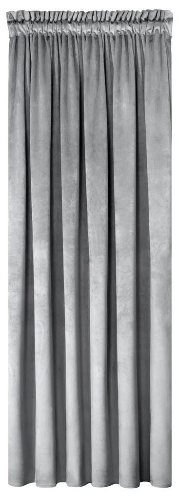 ZATEMŇOVACÍ ZÁVĚS NA PÁSCE MALANIE 140X270 CM ŠEDÁ