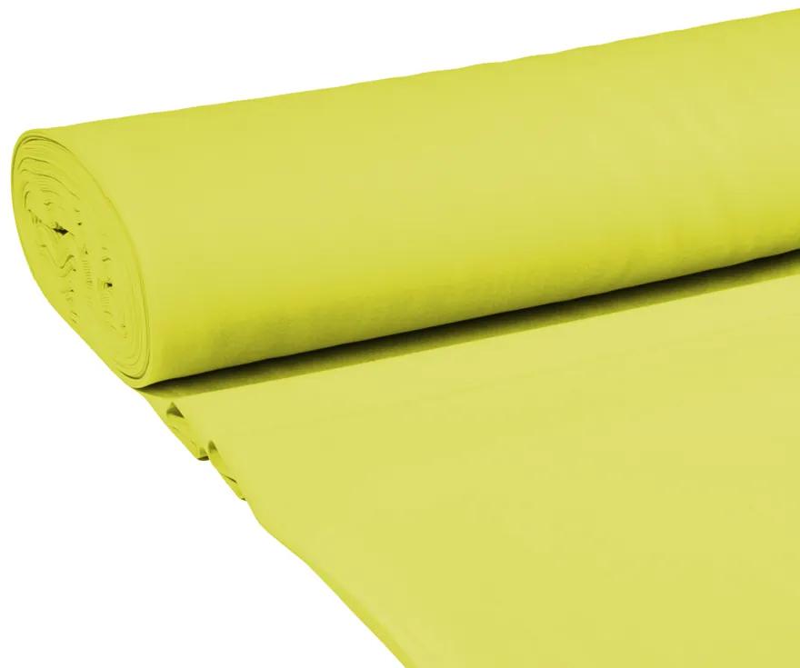 Biante Dekorační čtvercový ubrus Rongo RG-026 Žlutozelený 120x120 cm