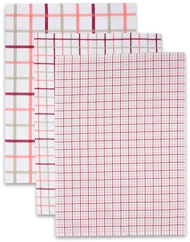 SVITAP sleep well Utěrka Extra savá 50x70 Káro mix oranžové 3 ks