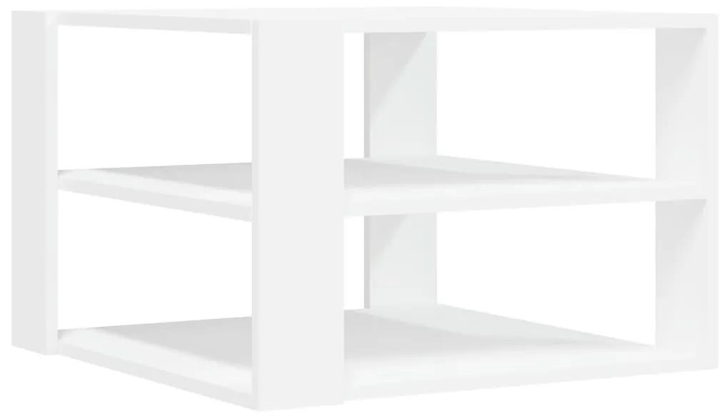 Konferenční stolek bílý 59,5 x 59,5 x 40 cm kompozitní dřevo - Default Title