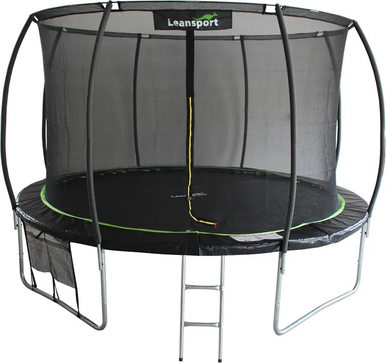 Trampolína LEAN Sport Max 426 cm černo-zelená